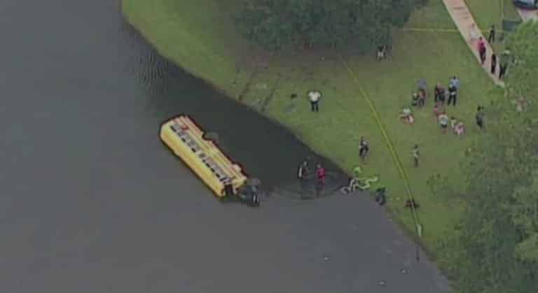Quick Thinking Boy Saves 3 Kids From School Bus Sinking in Alligator ...