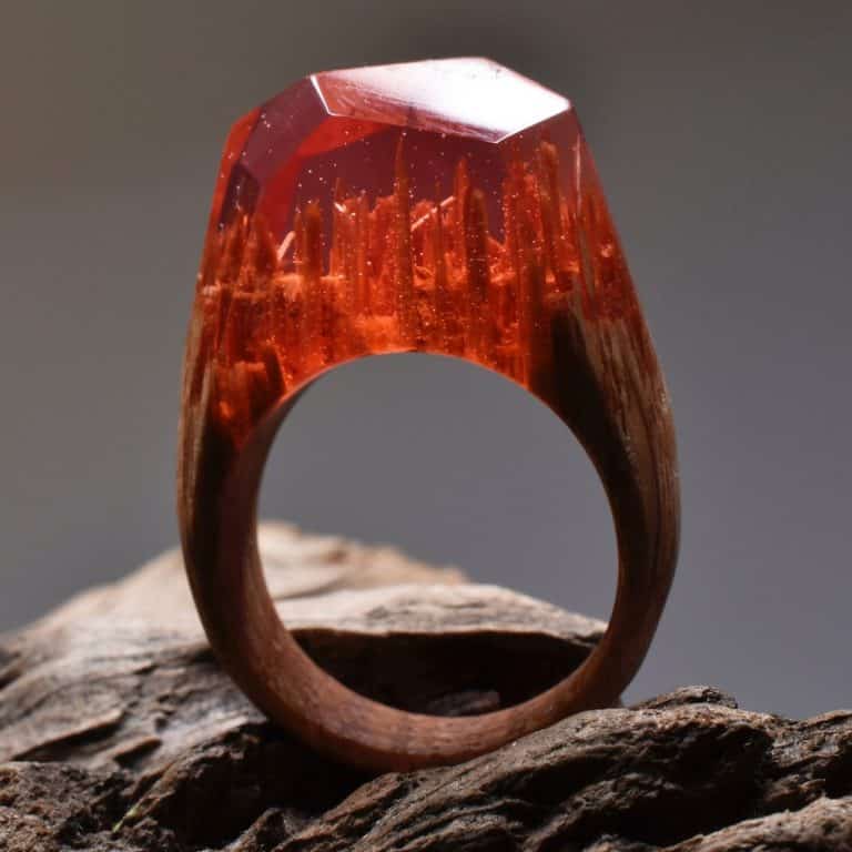 Get Stunning Miniature Worlds on Your Fingers With These Wooden Rings ...