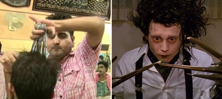 Meet The Pakistani Barber Who Wields 15 Scissors At Once To Give A ...