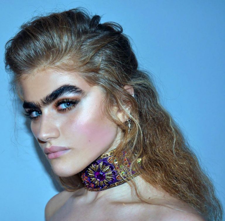 Meet The Stunning Model With A Bushy Unibrow Who Challenges Beauty ...