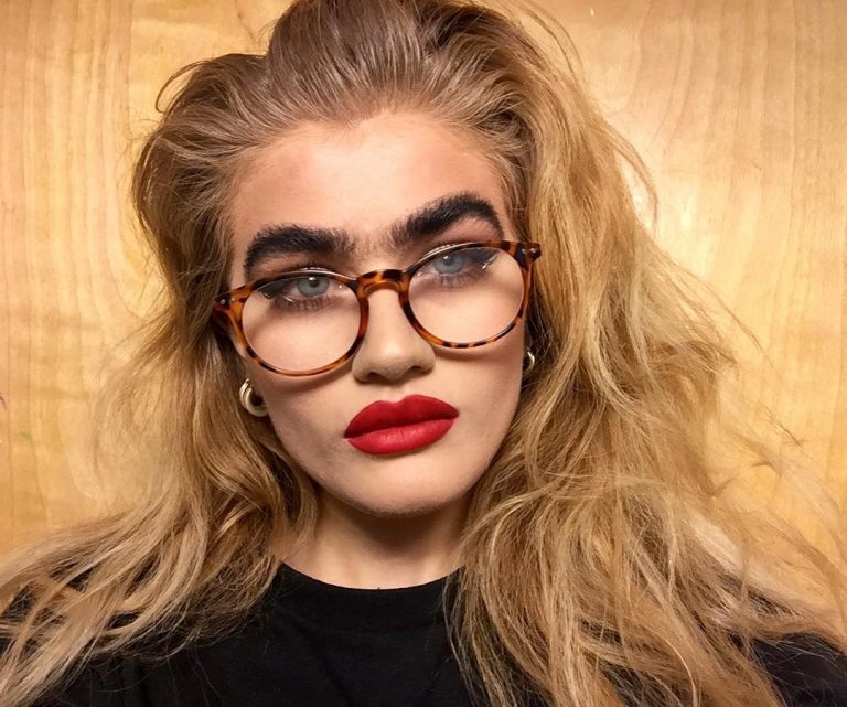 Meet The Stunning Model With A Bushy Unibrow Who Challenges Beauty ...