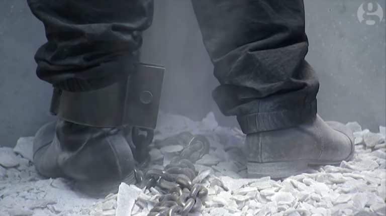 Belgian Artist Gets Stuck Chained To a Marble Block , Rescued 19 Days ...