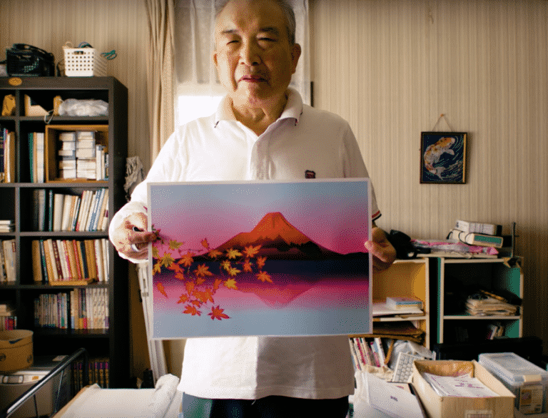 77-Year-Old Japanese Artist ‘Paints’ Breathtaking Landscapes Using ...