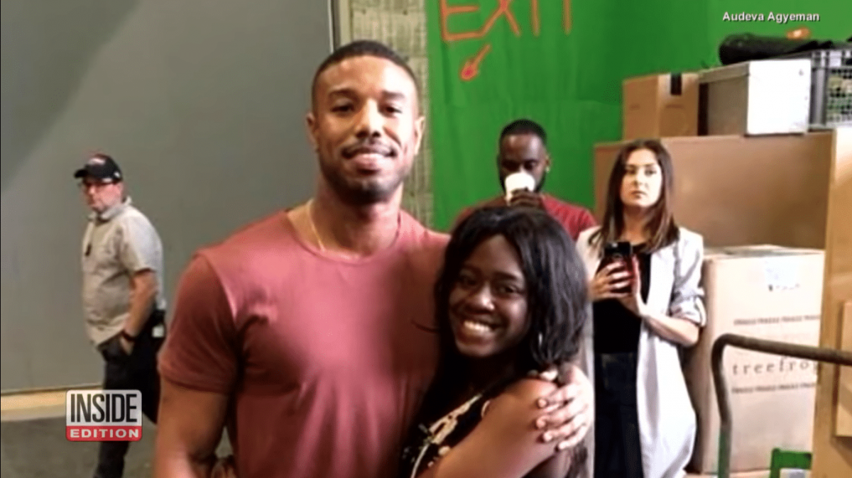 Michael B Jordan Suprises Teen Fan Who Took His Cardboard Cut-Out As ...