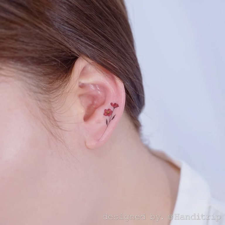 20+ Creative Ear Tattoos That Are Cooler Than Earrings | Elite Readers