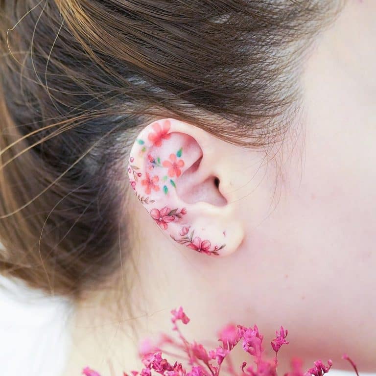 20+ Creative Ear Tattoos That Are Cooler Than Earrings – Elite Readers