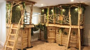 Dad Builds Epic Indoor Treehouse For His Kids – Elite Readers